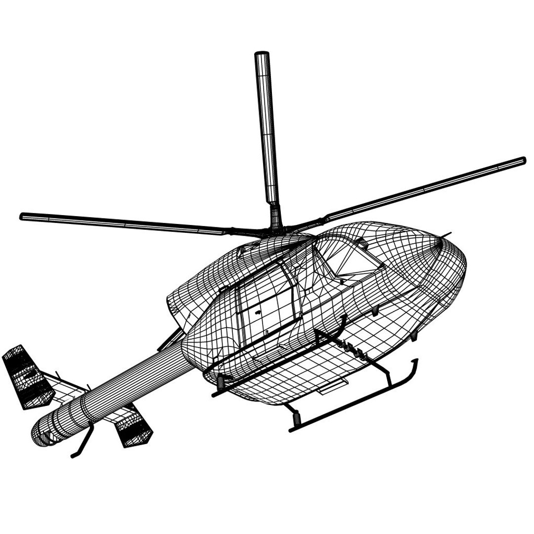 Md 900 Helicopter Explorer 3d Model