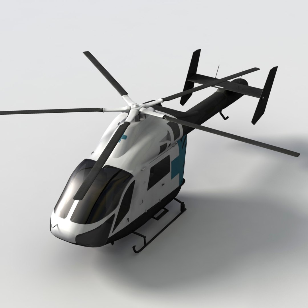 Md 900 Helicopter Explorer 3d Model