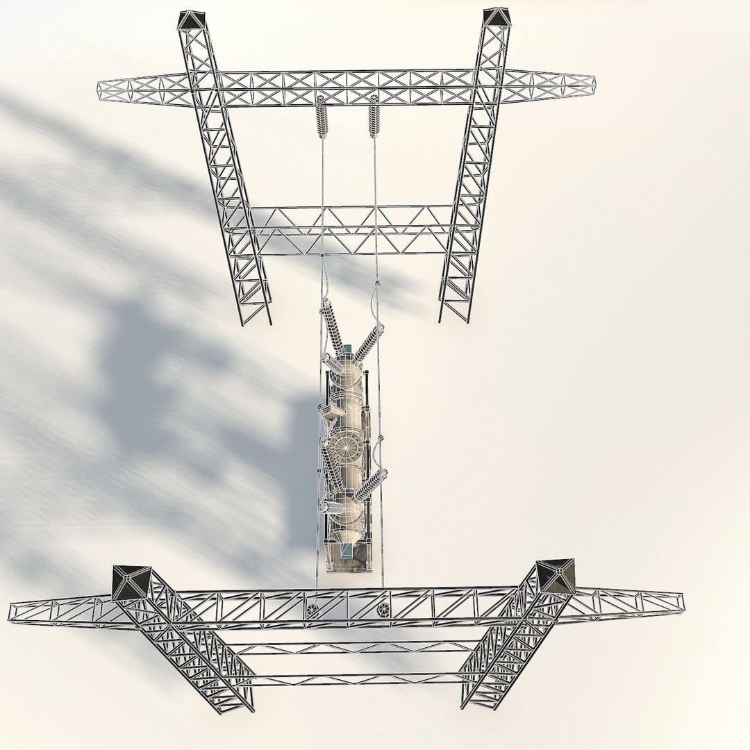 3d Model Electricity Transformer
