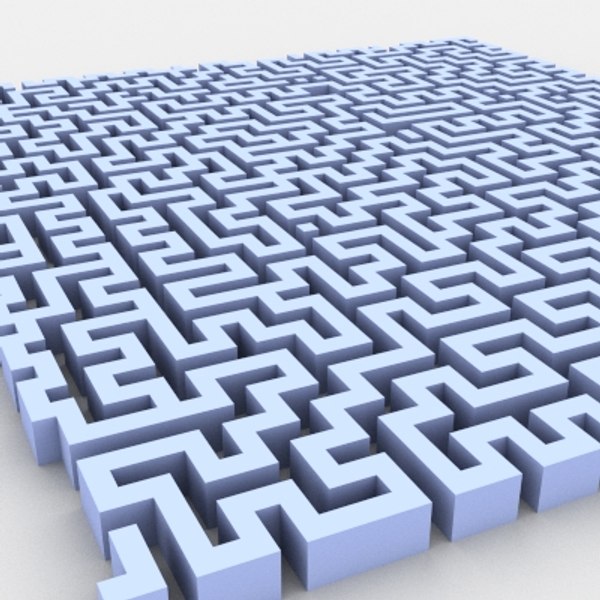 labyrinth 3d c4d