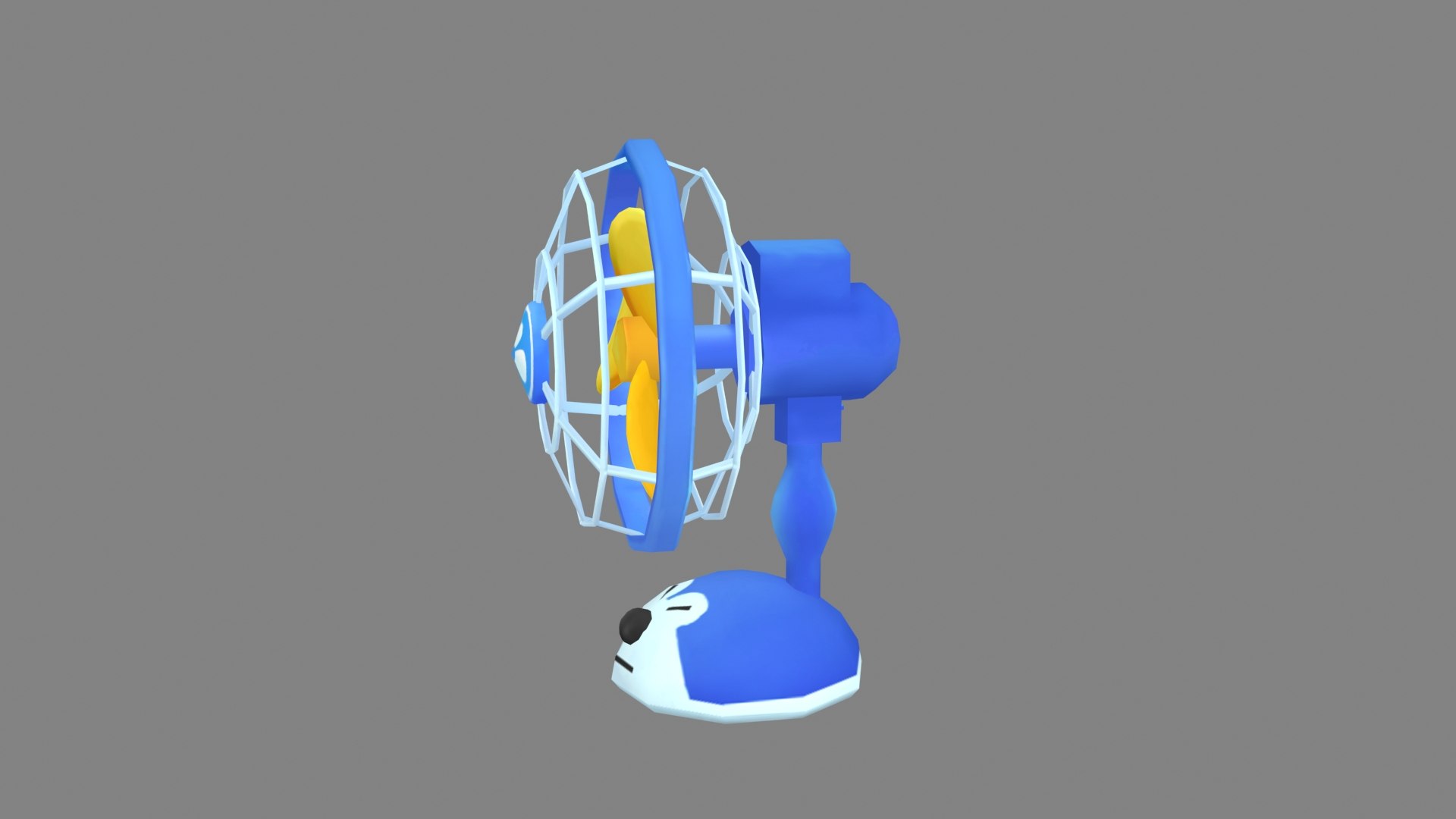 3D Cartoon Electric Fan Model - TurboSquid 2110914