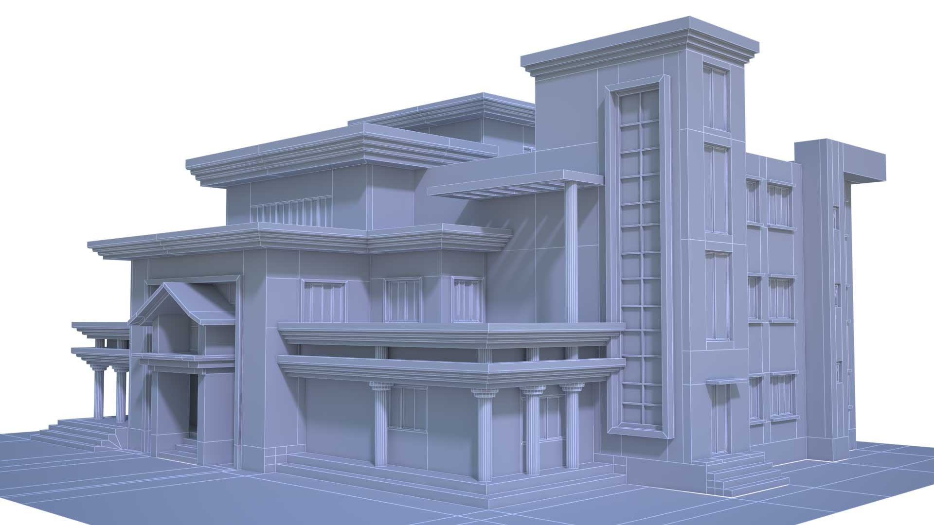 3d Model Of Realistic House