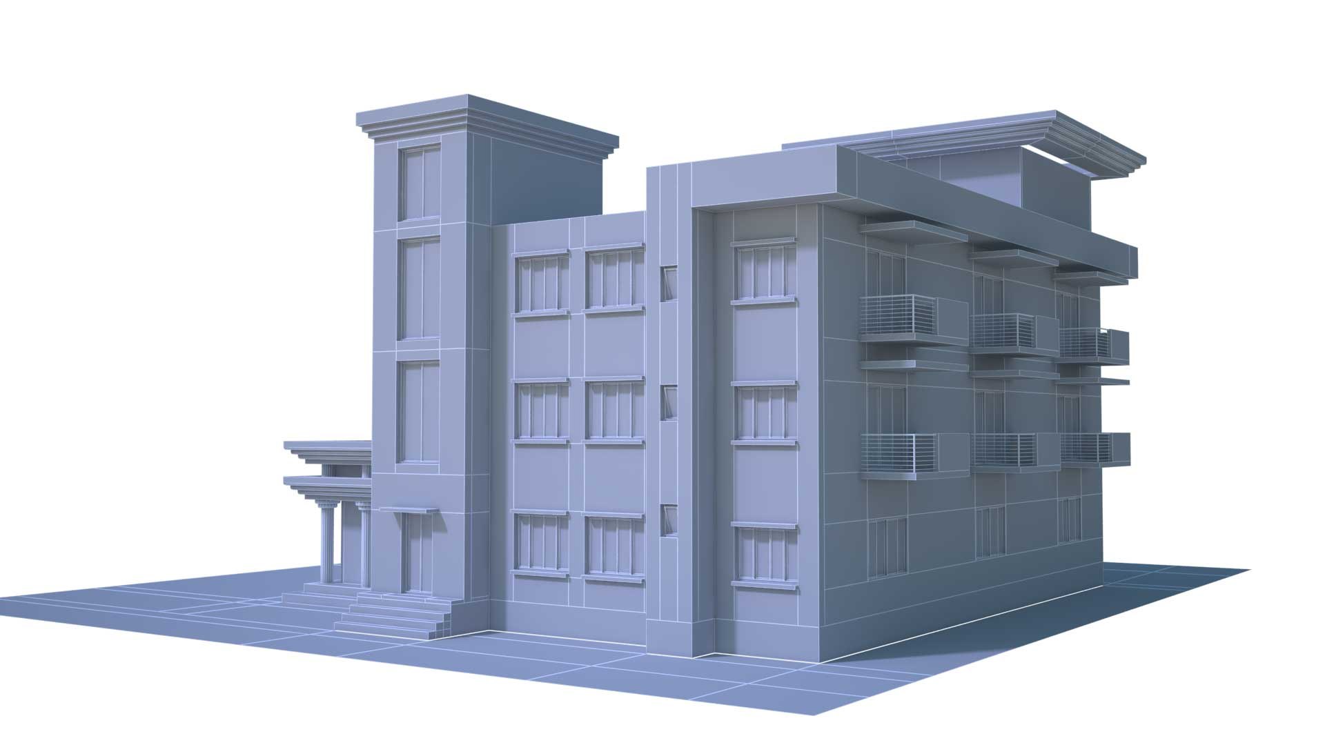 3d Model Of Realistic House