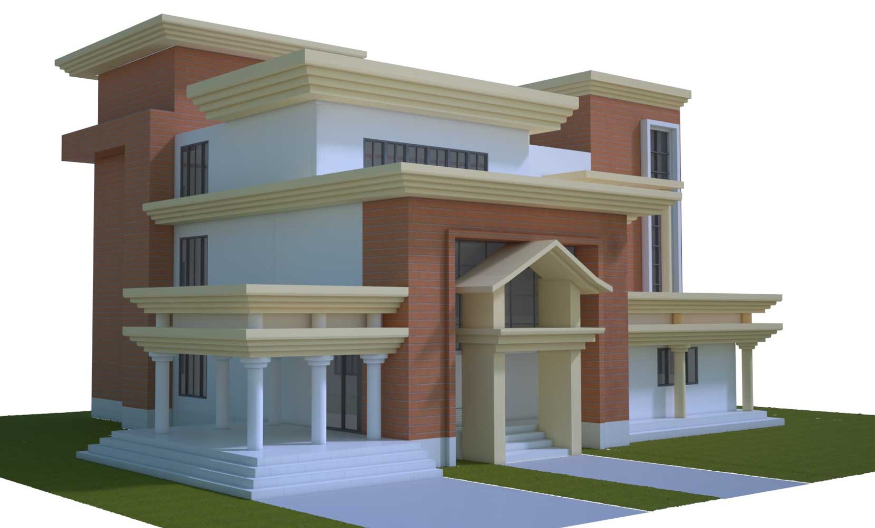 3d Model Of Realistic House