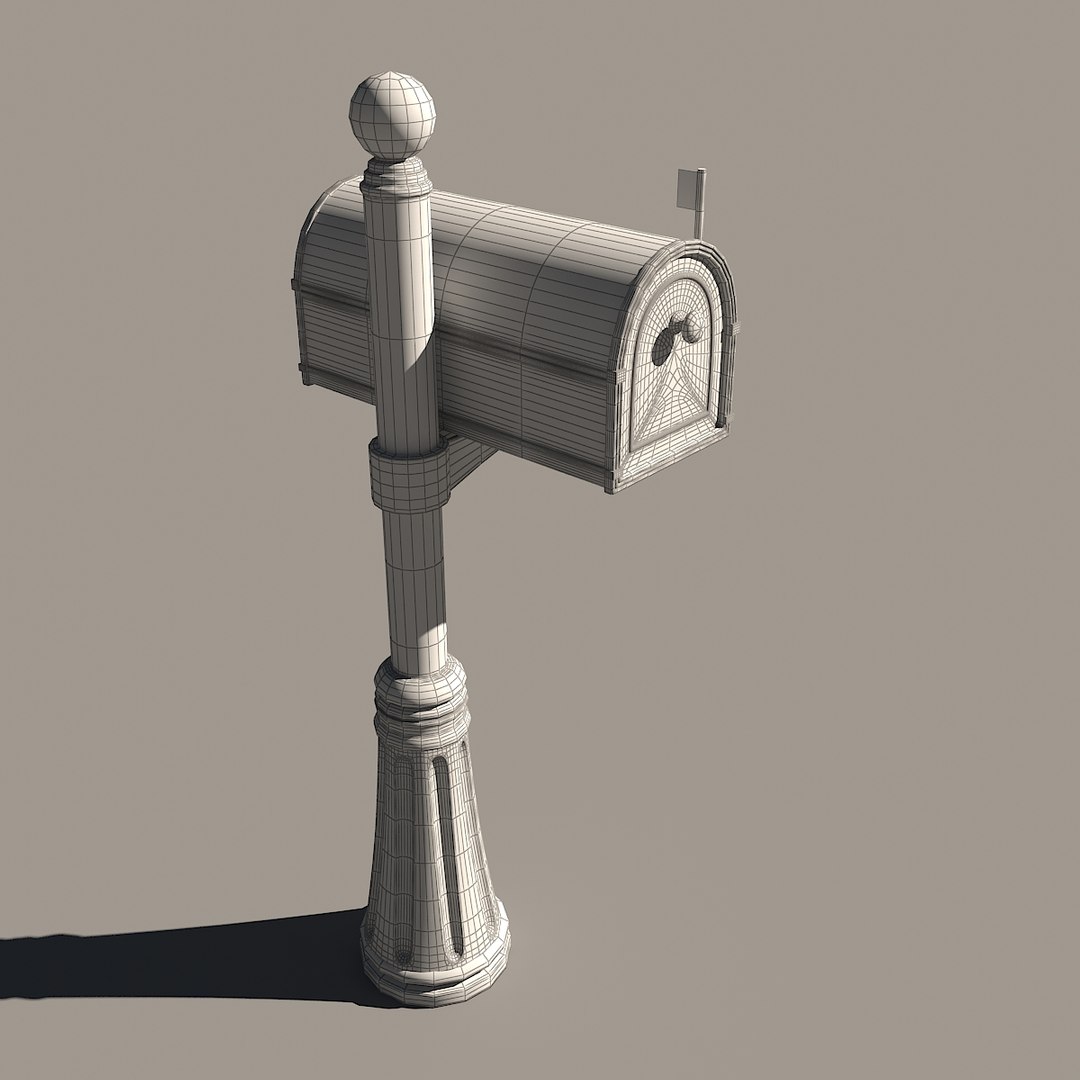 3D Mail Box - TurboSquid 1596067