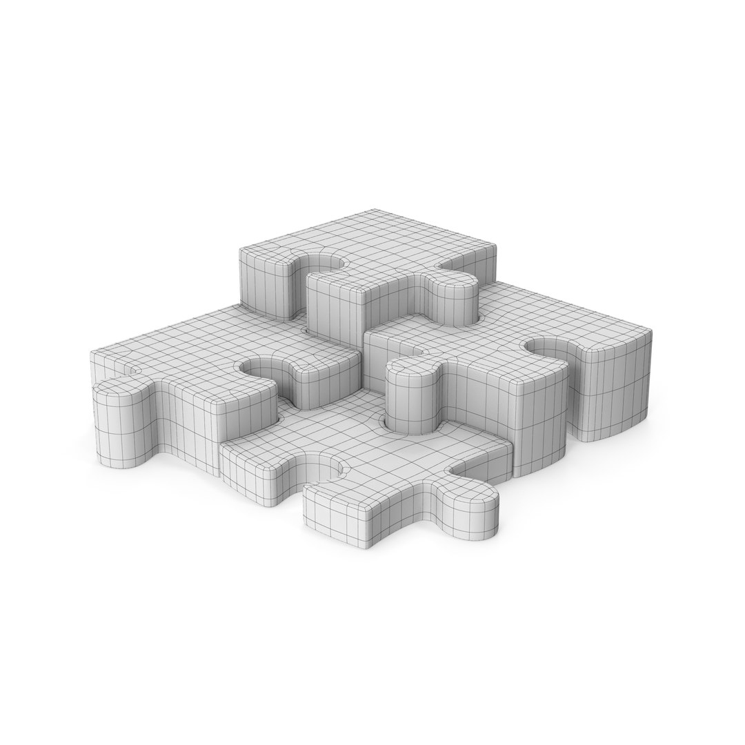 3D Colored Puzzles - TurboSquid 2210078