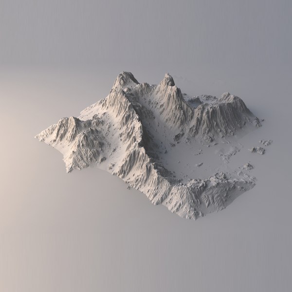 3d realistic tropical island