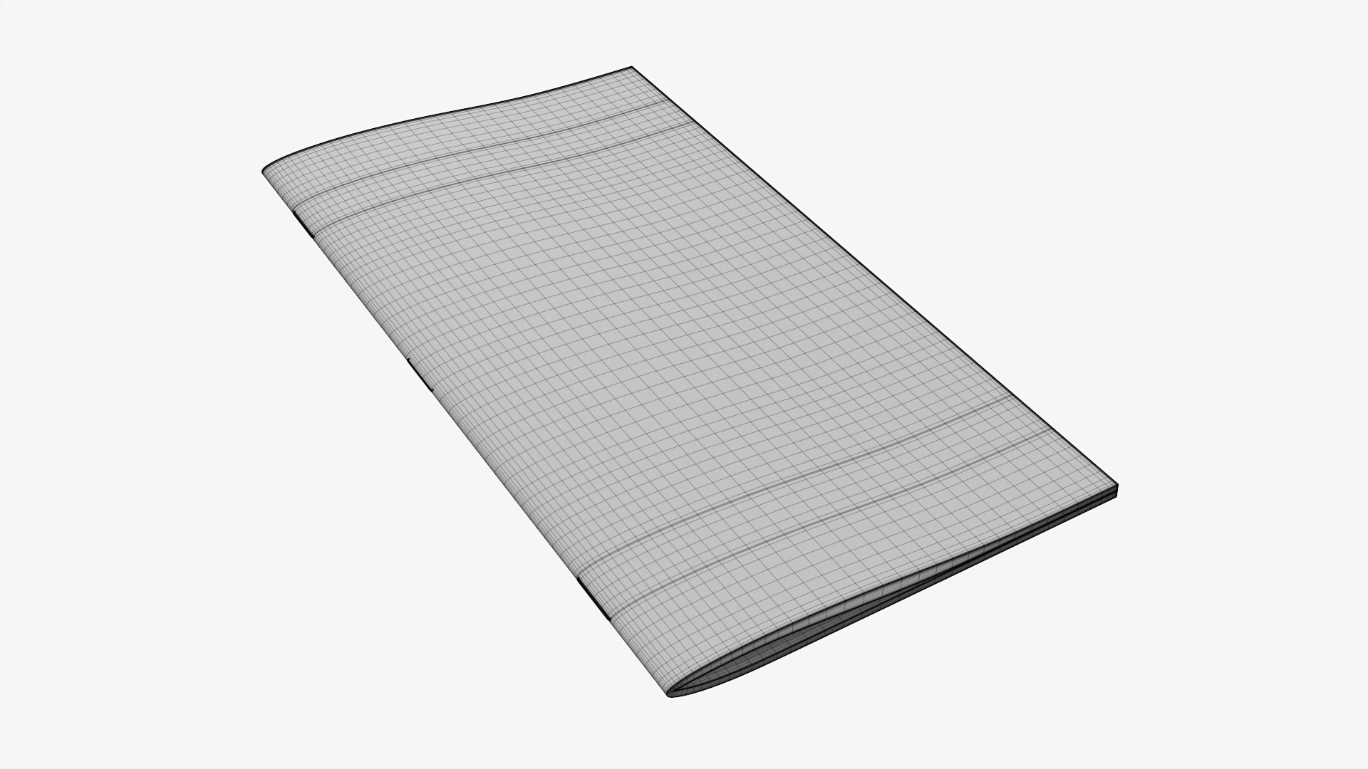 3D Brochure Guide Book 03 Closed Model - TurboSquid 1779714