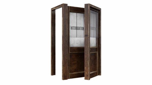 modelo 3d Puerta de madera - TurboSquid 1782075
