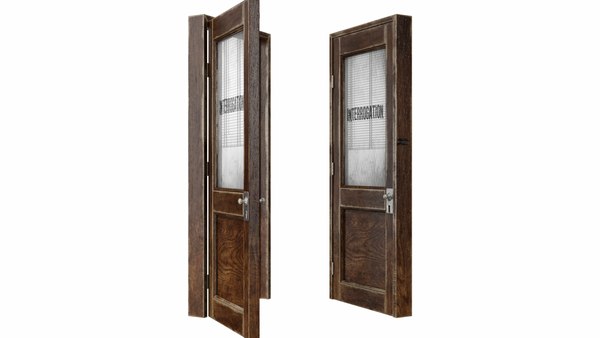 modelo 3d Puerta de madera - TurboSquid 1782075