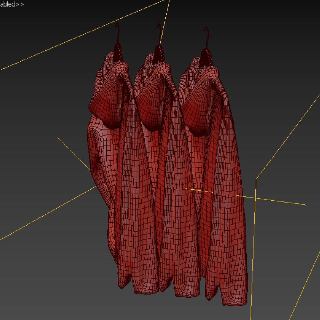 3D Hoodies Hangers Model - TurboSquid 1423390