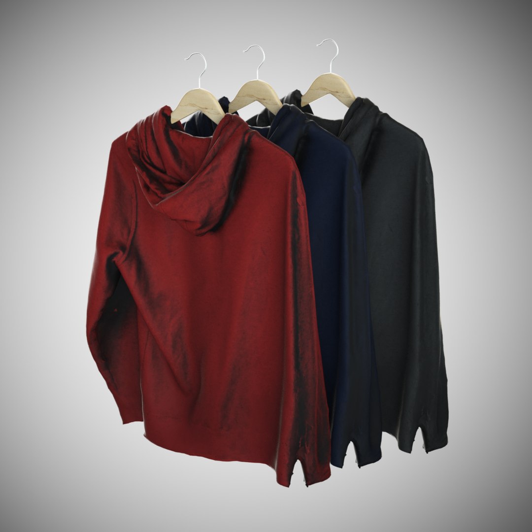 3D Hoodies Hangers Model - TurboSquid 1423390