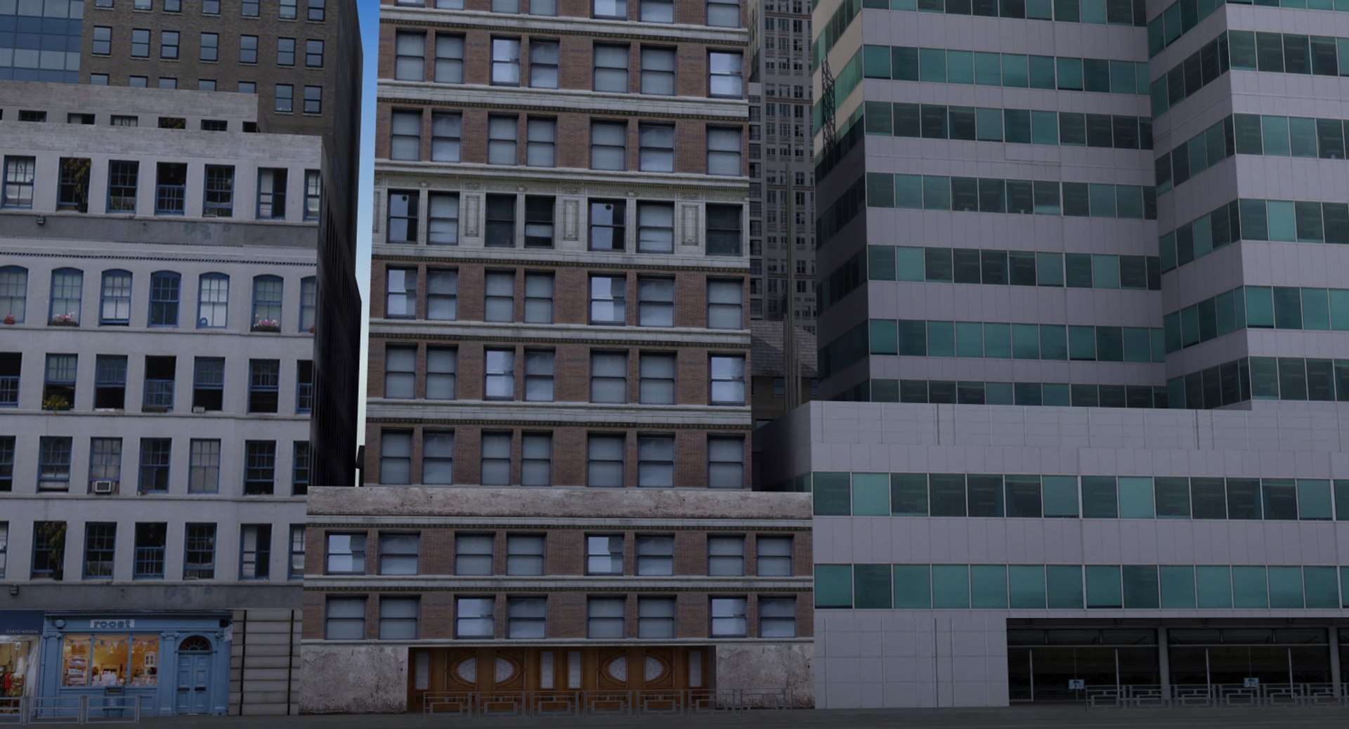 3d Hdrt City Block D Model