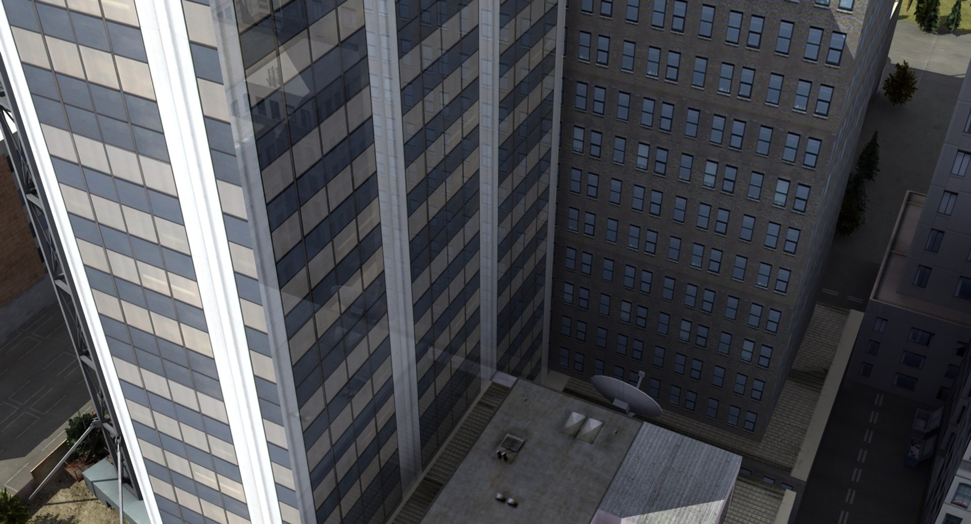 3d hdrt city block d model