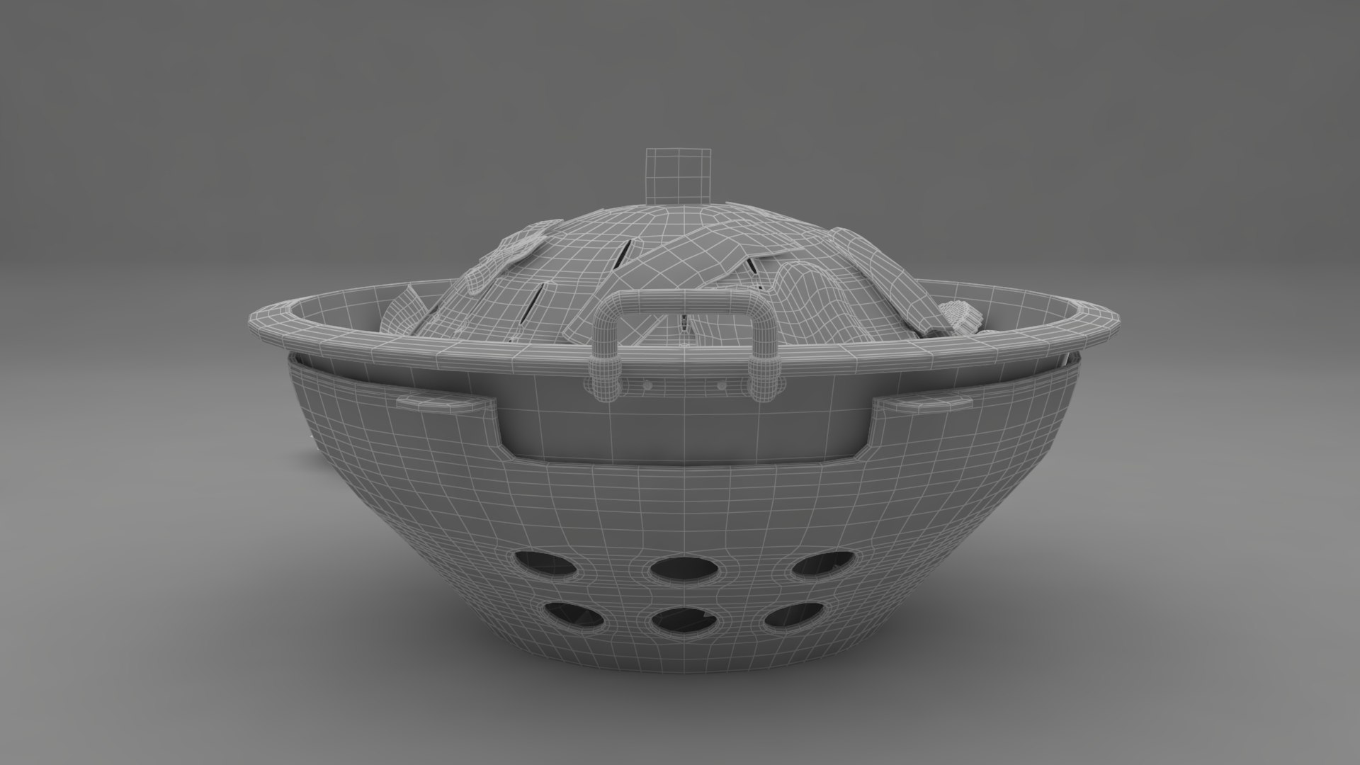 Thai BBQ Or Thai Mu Kratha 3D Model - TurboSquid 2214975