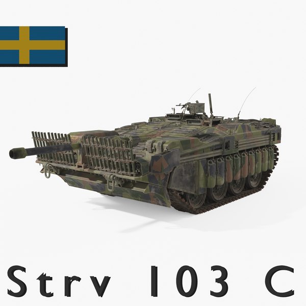 modelo 3d Strv 103C - TurboSquid 2190242