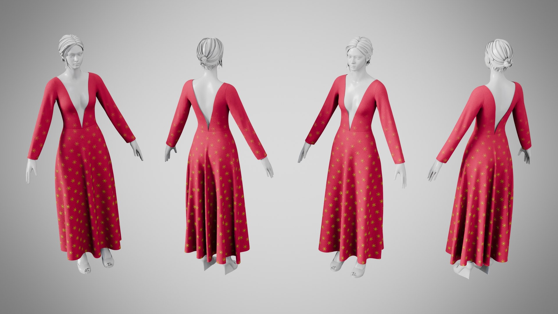 3D Dress 35 Shiraz - TurboSquid 2518785