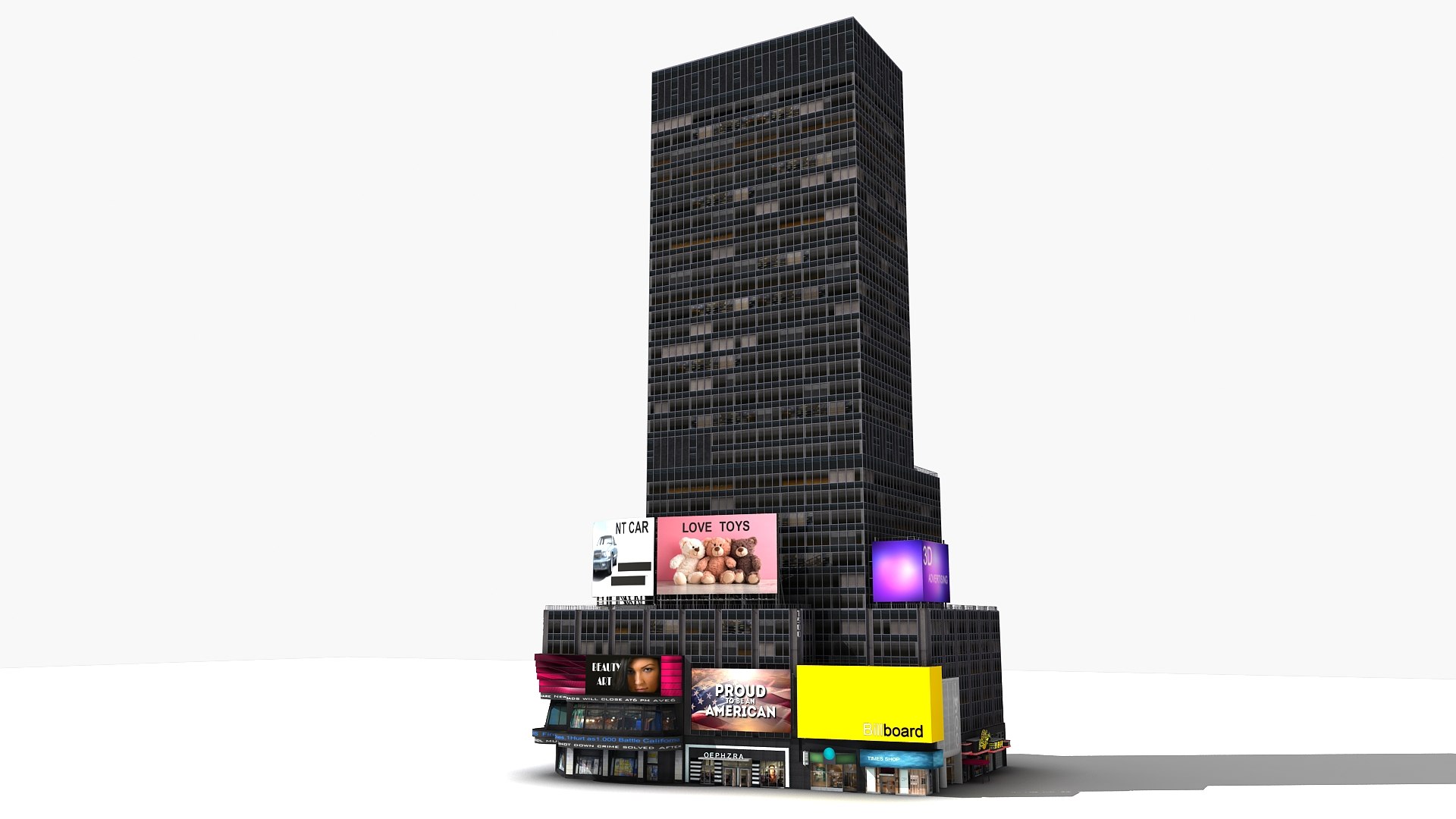 3D 1500 Building Textured Model - TurboSquid 2139765