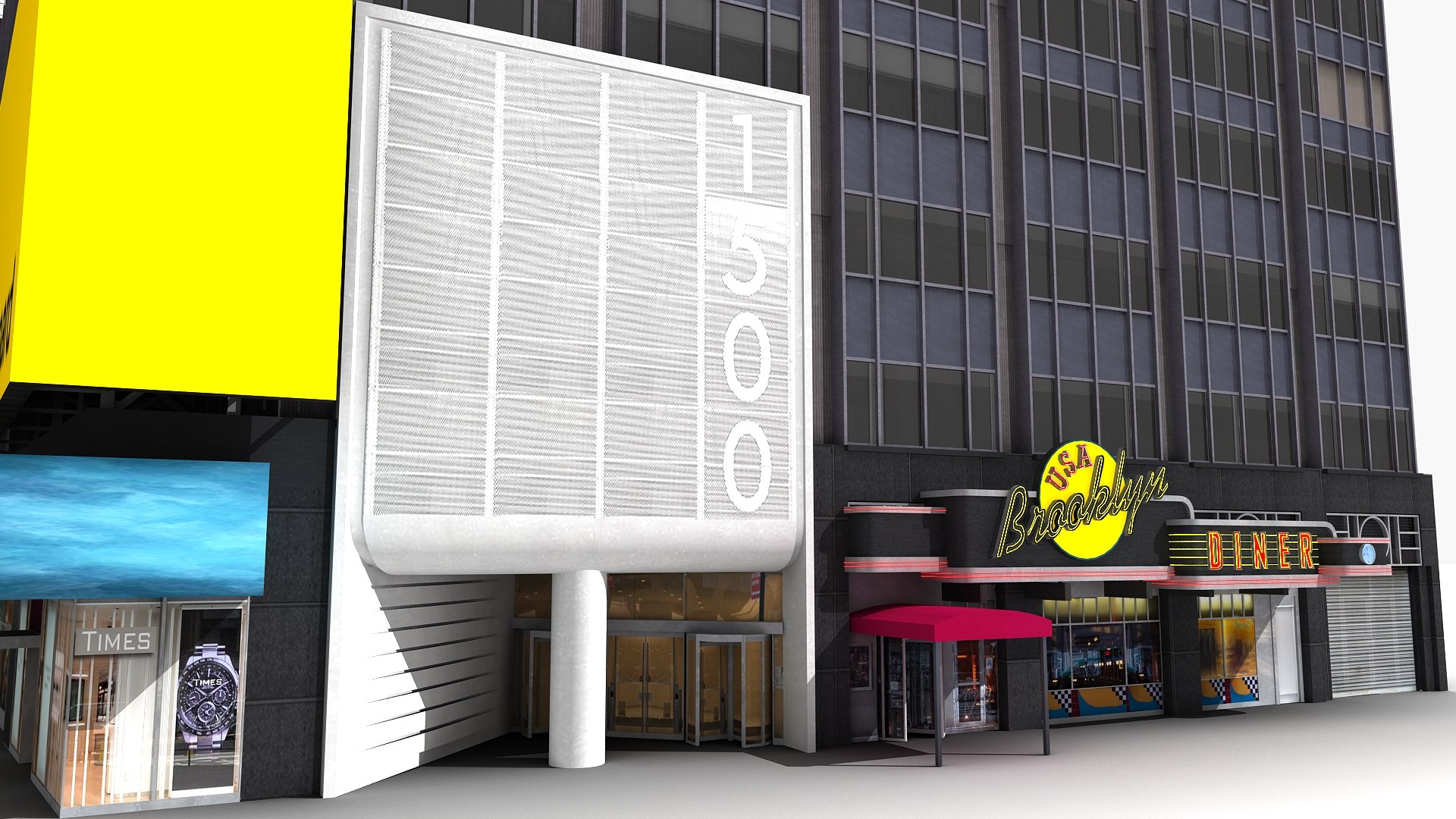 3D 1500 Building Textured Model - TurboSquid 2139765