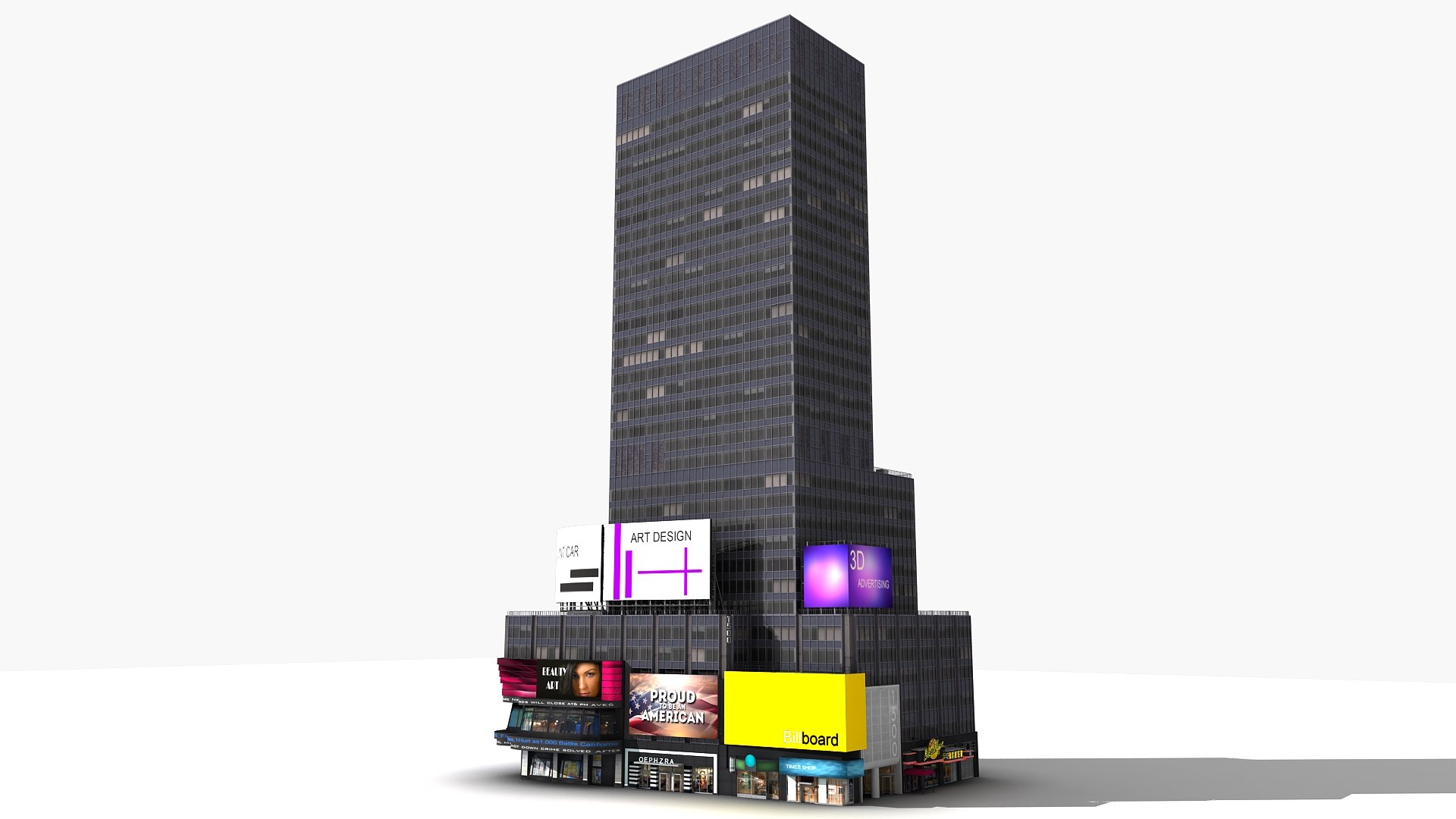 3D 1500 Building Textured model - TurboSquid 2139765