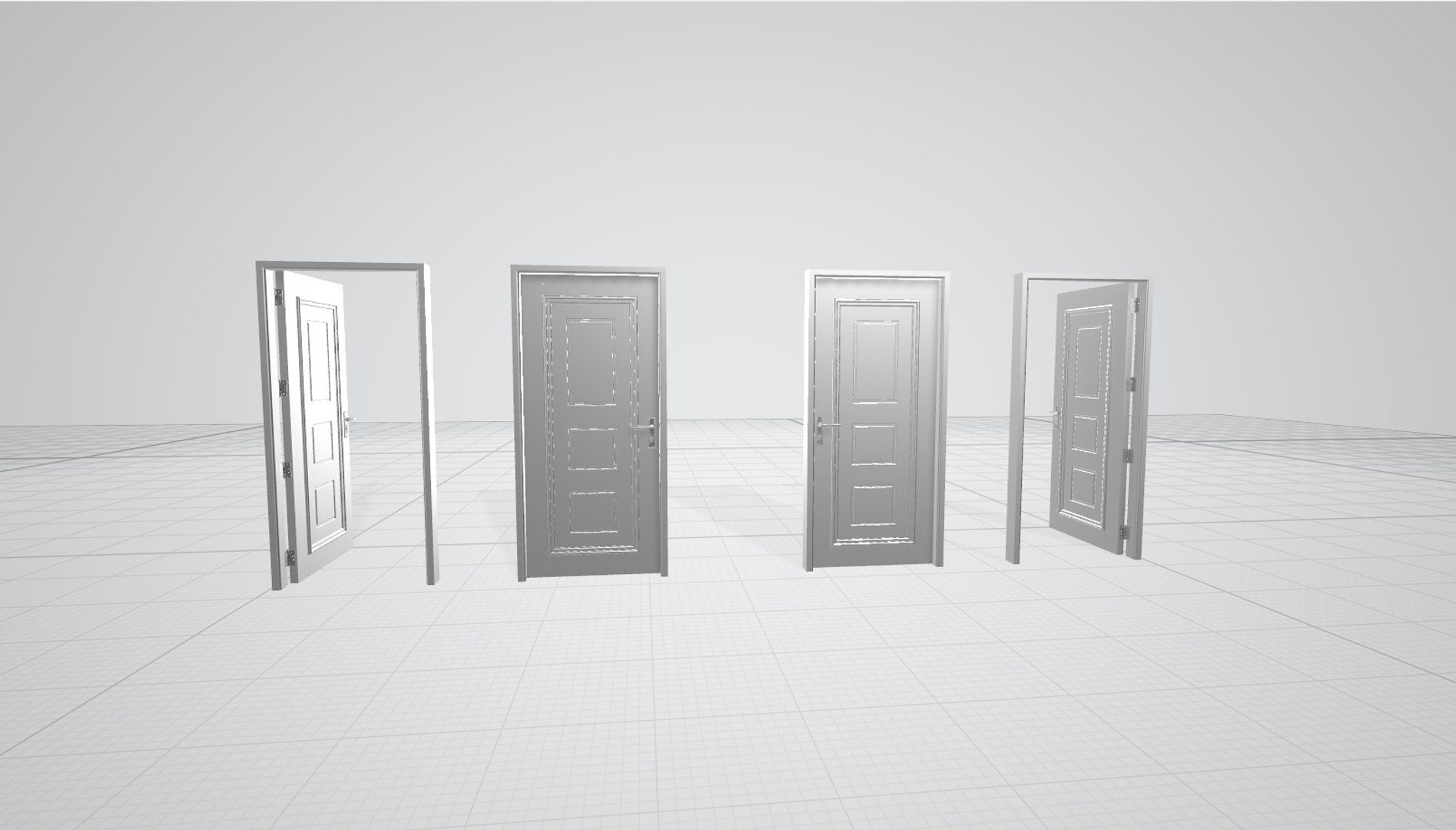 3D Model Door Design 64 - TurboSquid 2213903