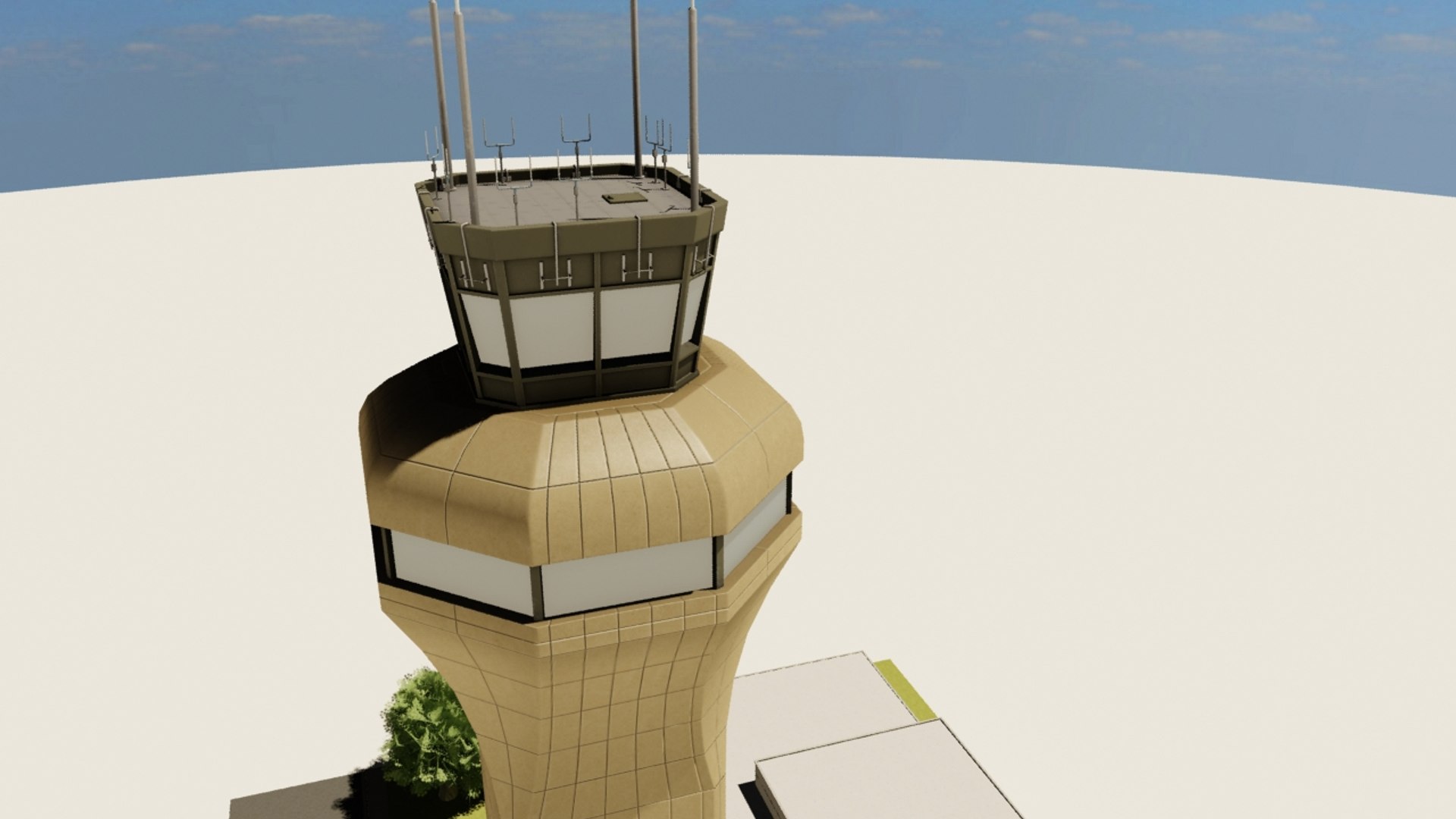 Air Traffic Control Tower 3ds