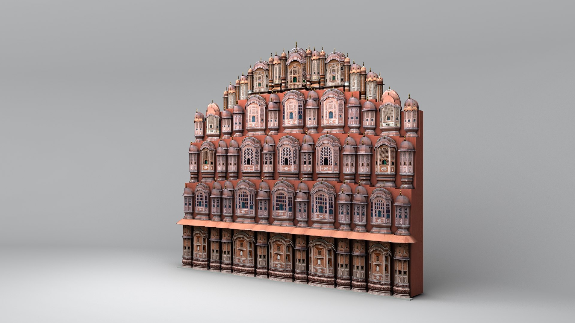 Hawa Mahal Jaipur 3D Model - TurboSquid 1967334