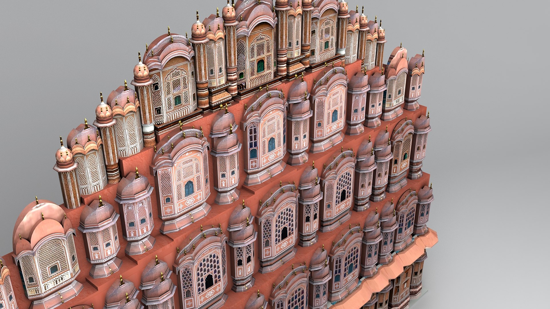 Hawa Mahal Jaipur 3D Model - TurboSquid 1967334