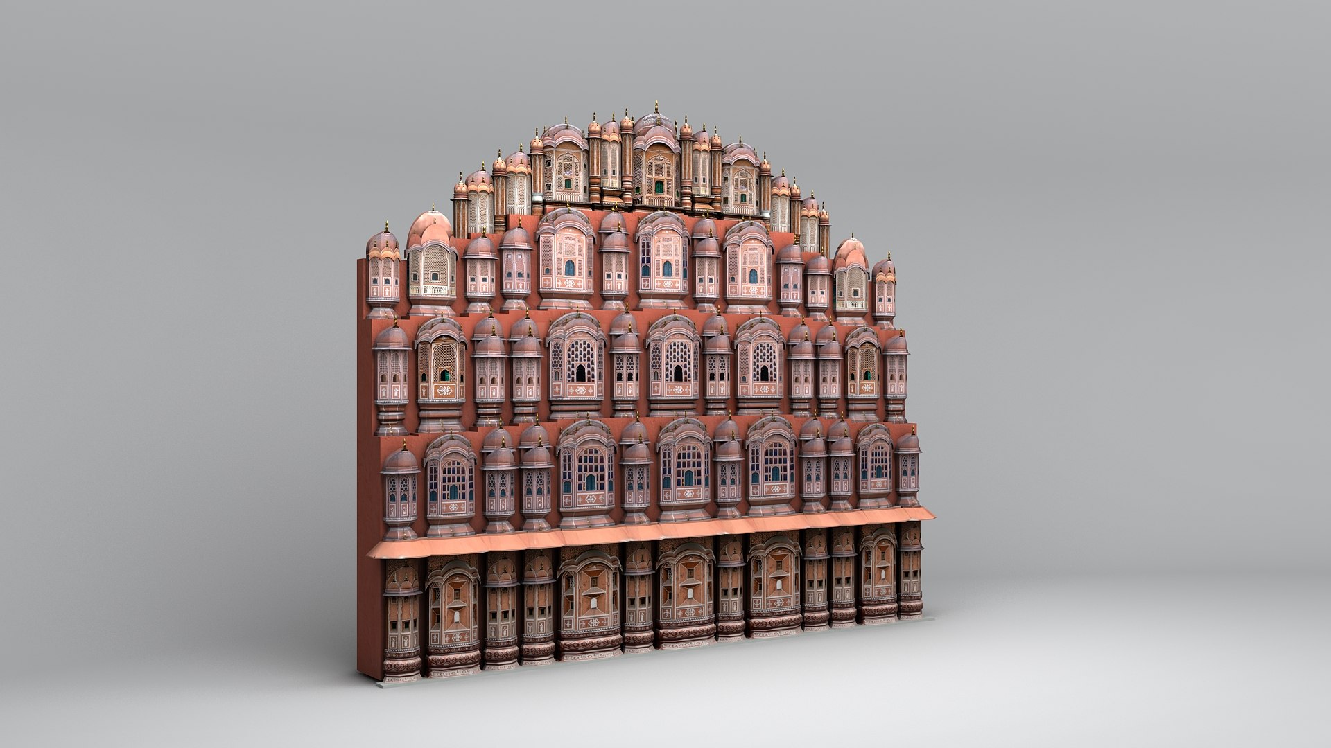 Hawa Mahal Jaipur 3D Model - TurboSquid 1967334