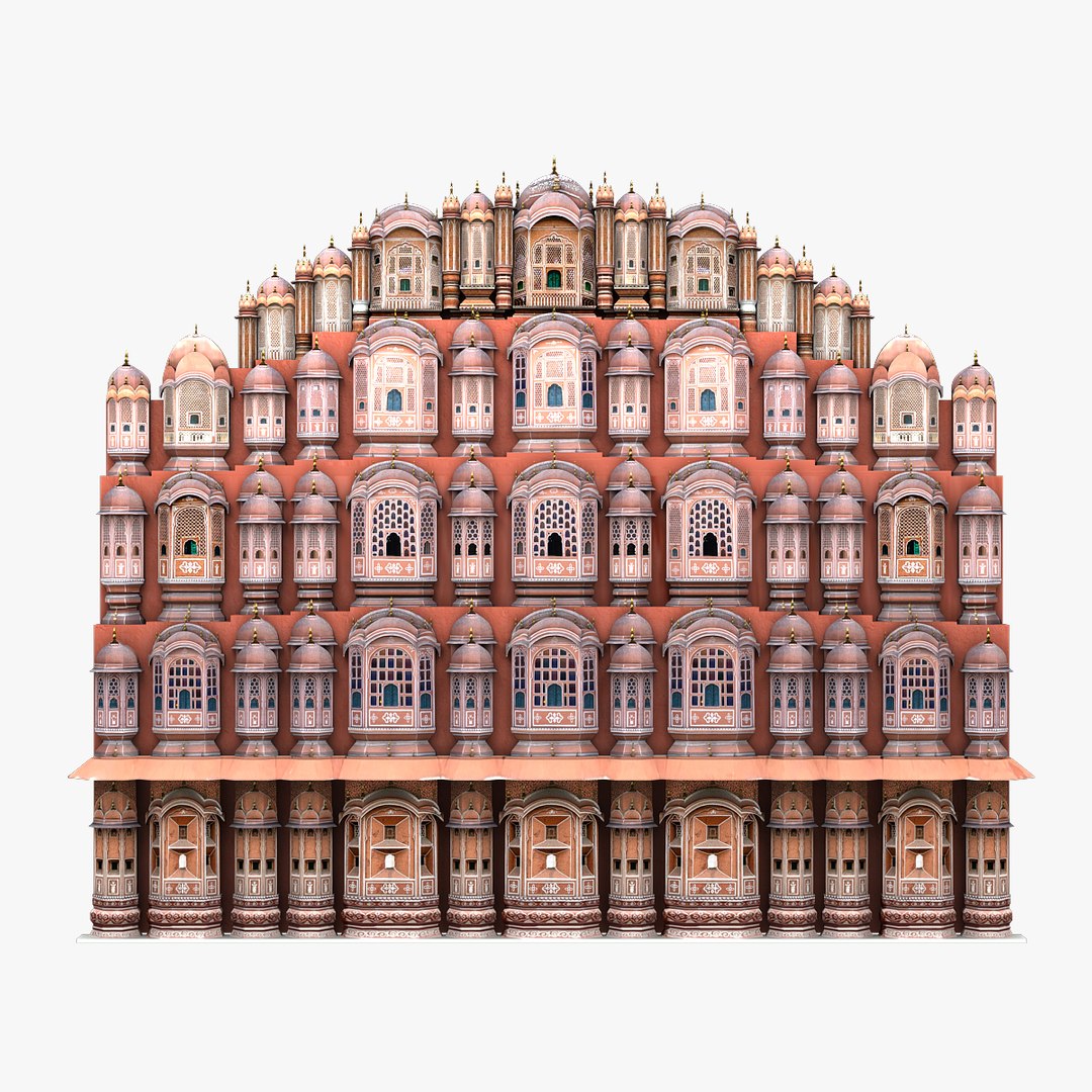 Hawa mahal jaipur 3D model - TurboSquid 1967334
