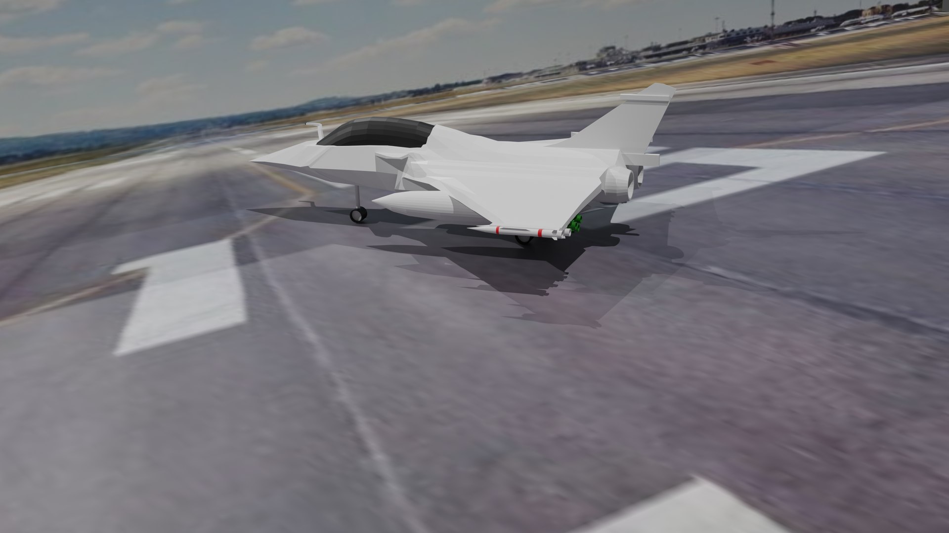 3D Aircraft Rafale Model Model - TurboSquid 2435411