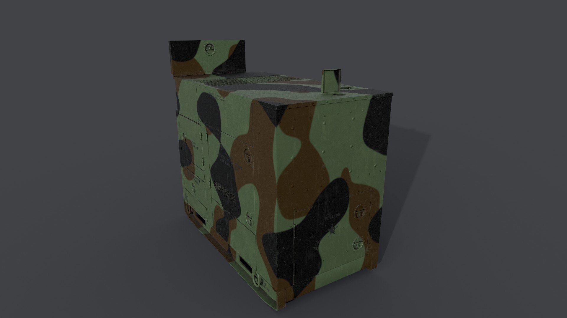 MEP-804 Military Power Generator 3D Model - TurboSquid 2342565