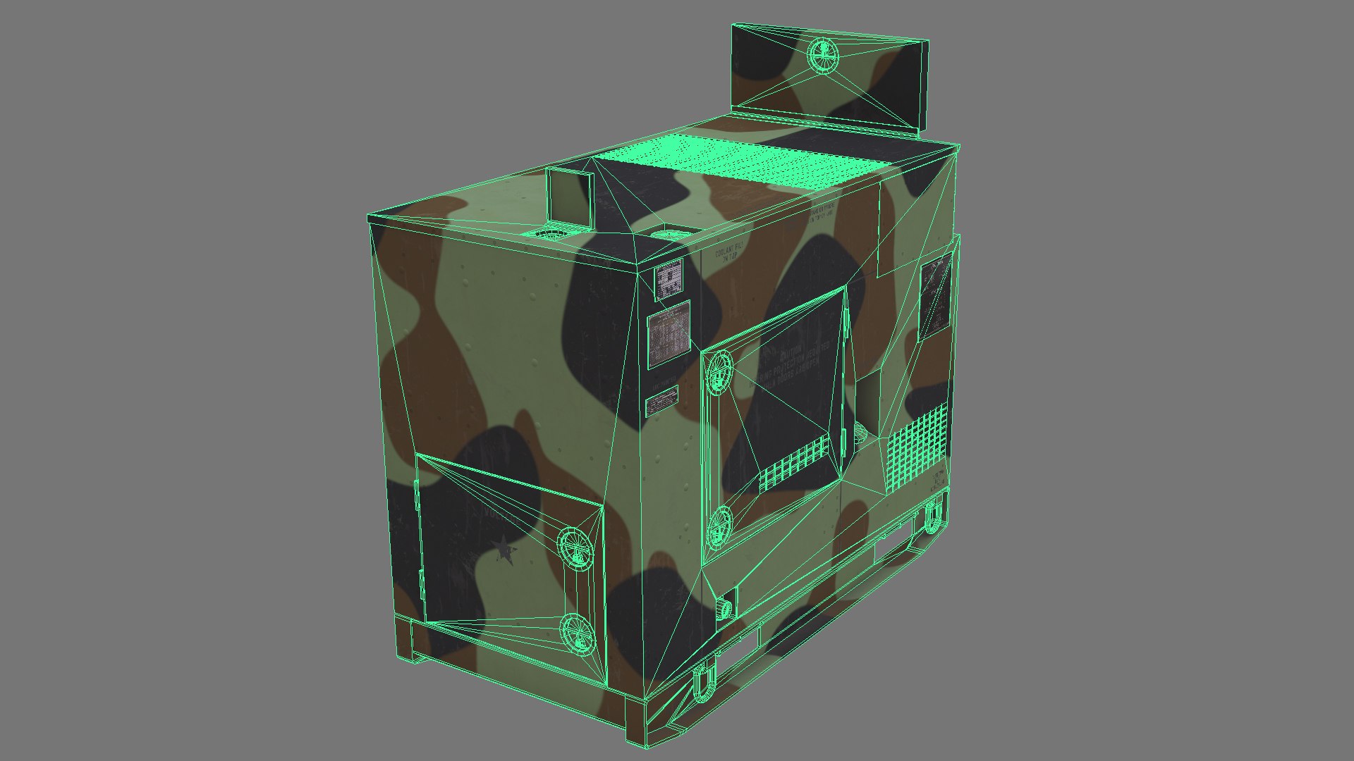 MEP-804 Military Power Generator 3D Model - TurboSquid 2342565