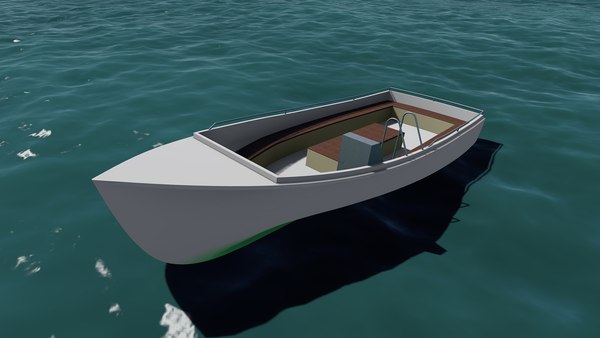 3D Pleasure boat Fishing trawler small yacht model - TurboSquid 1860250