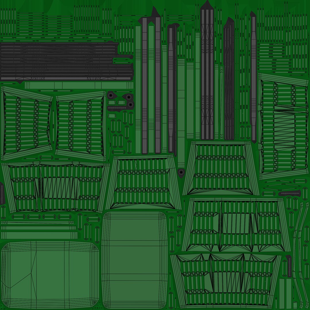 Shopping Basket - Green 3D Model - TurboSquid 2215980
