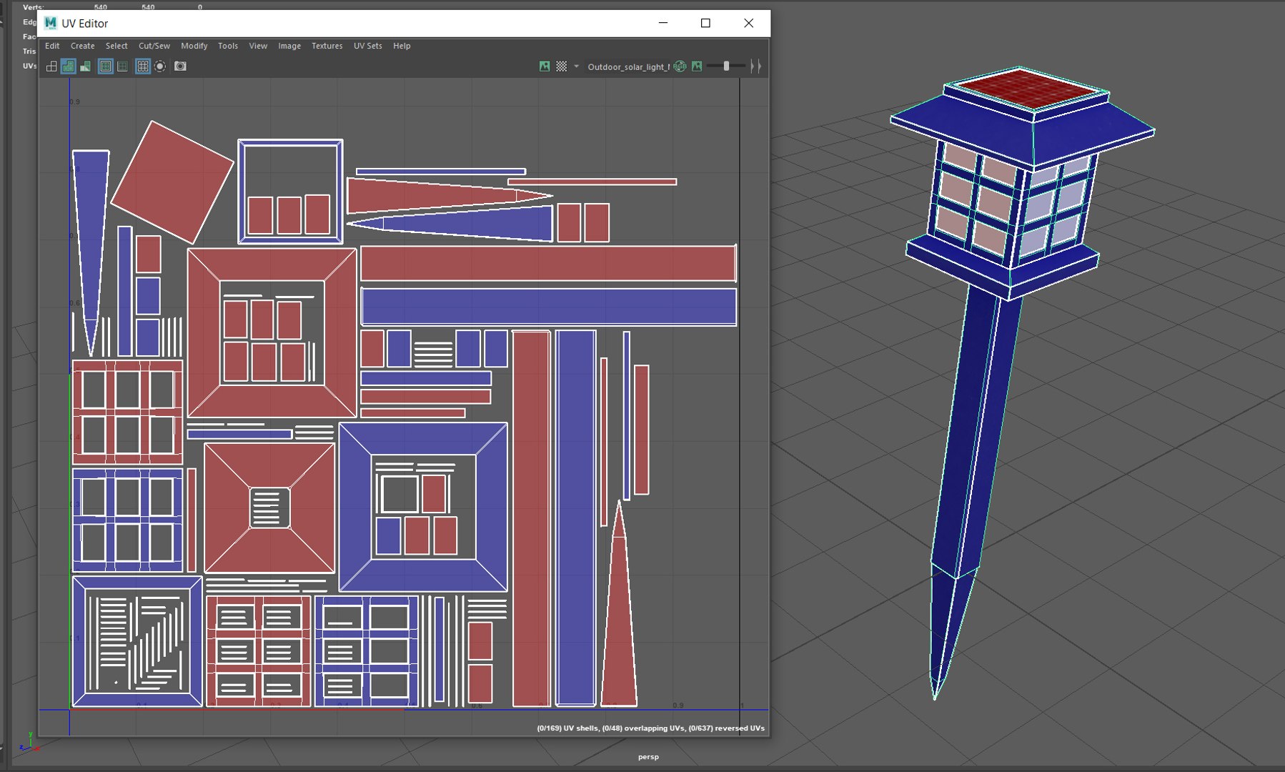 3D Model Outdoor Solar Light - TurboSquid 2029136