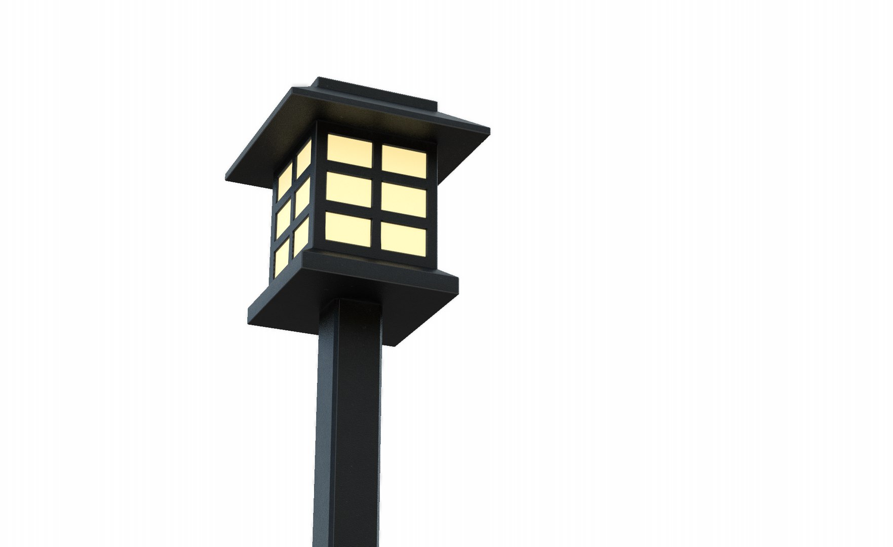 3D Model Outdoor Solar Light - TurboSquid 2029136