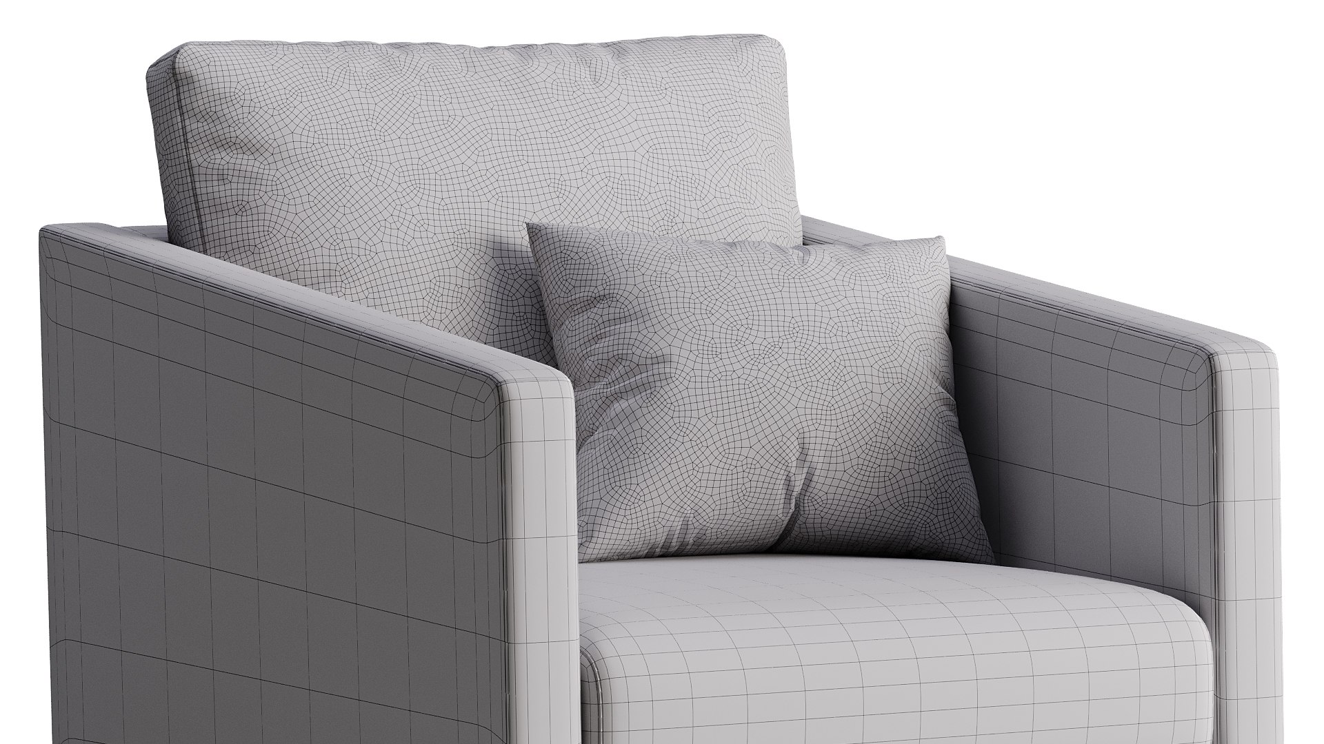 3D LASKASAS MUNIQUE ARMCHAIR Model - TurboSquid 2378097