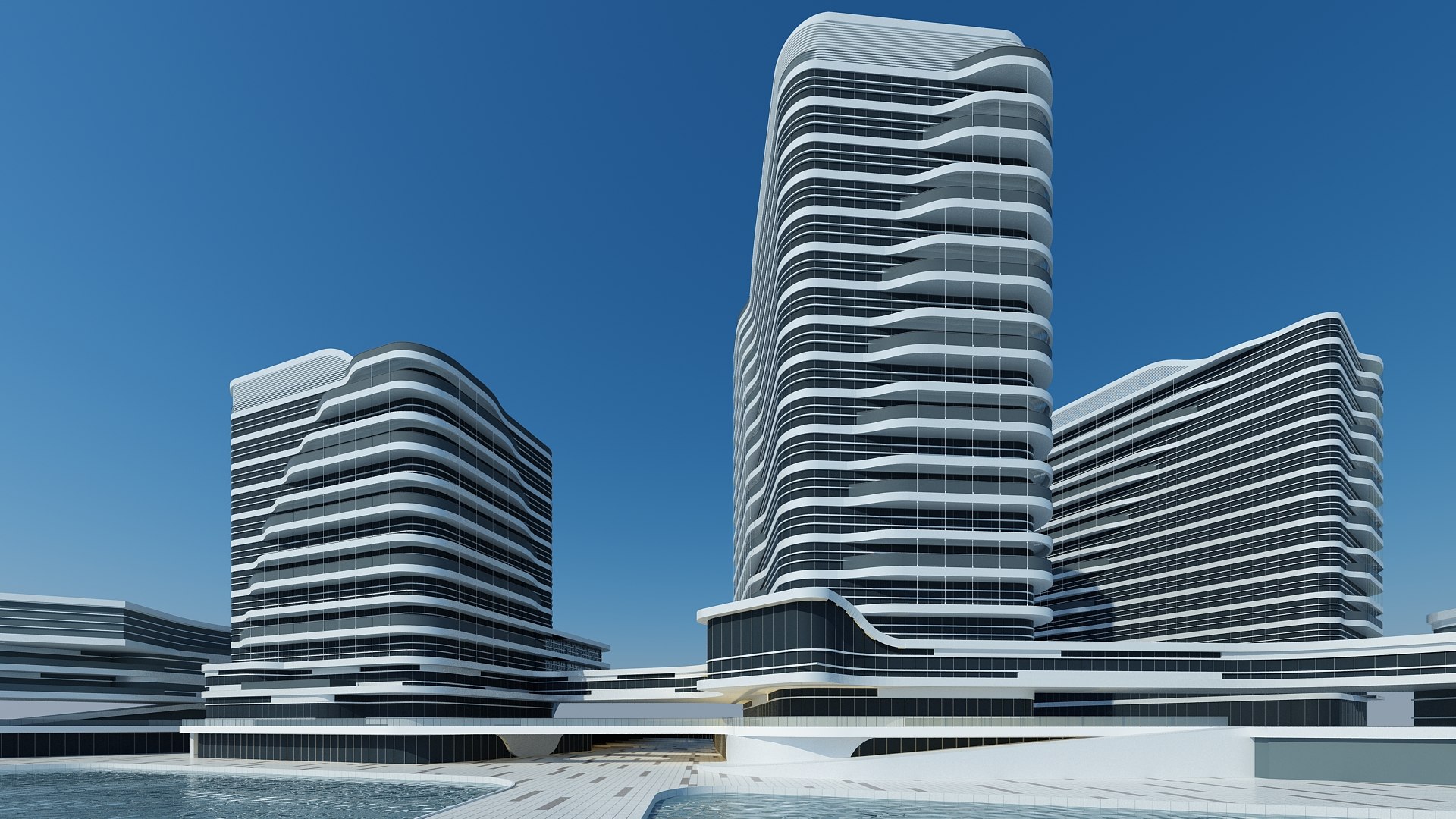 3D Modern Building 37 - TurboSquid 1768973