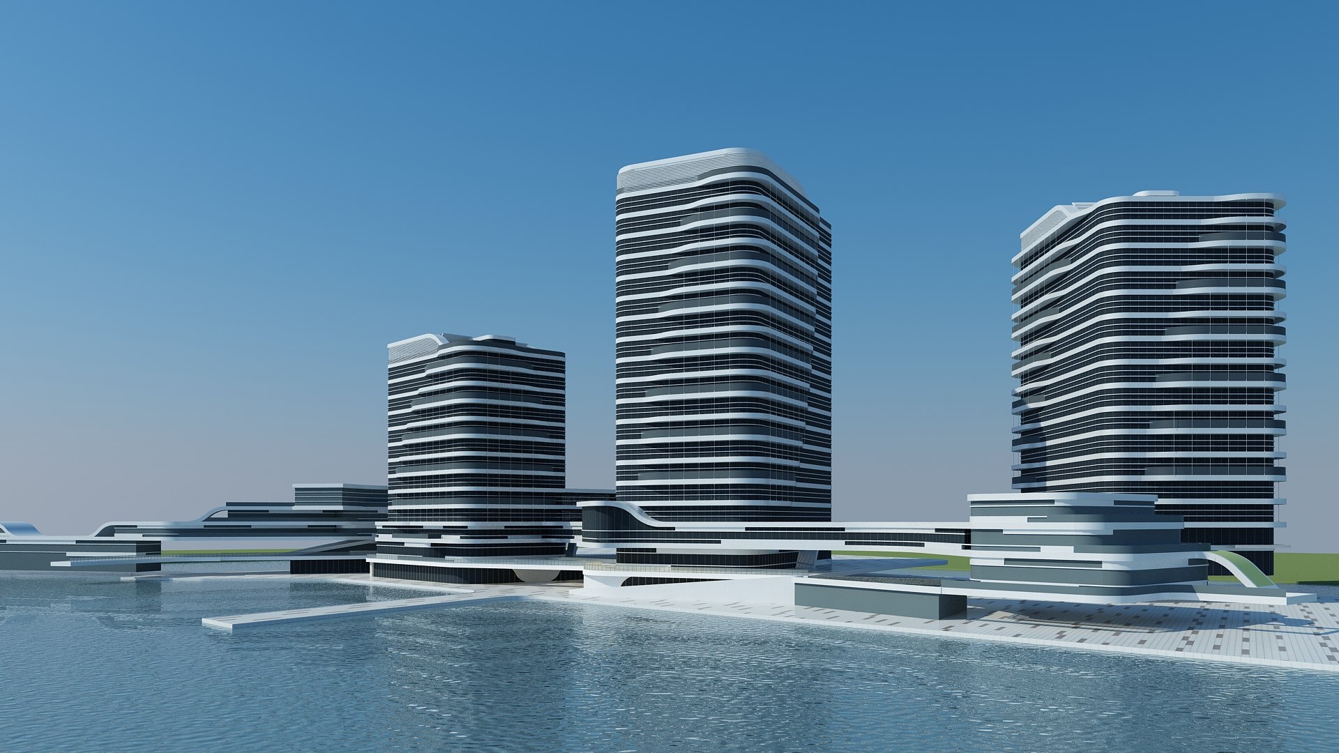 3D Modern Building 37 - TurboSquid 1768973