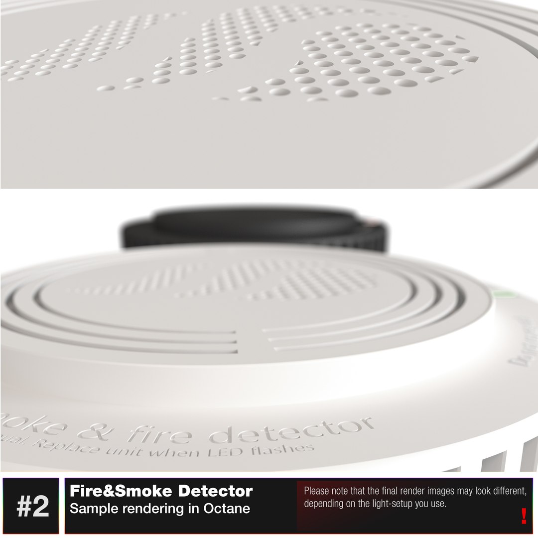 Smoke Detector Generic Model - TurboSquid 1612191