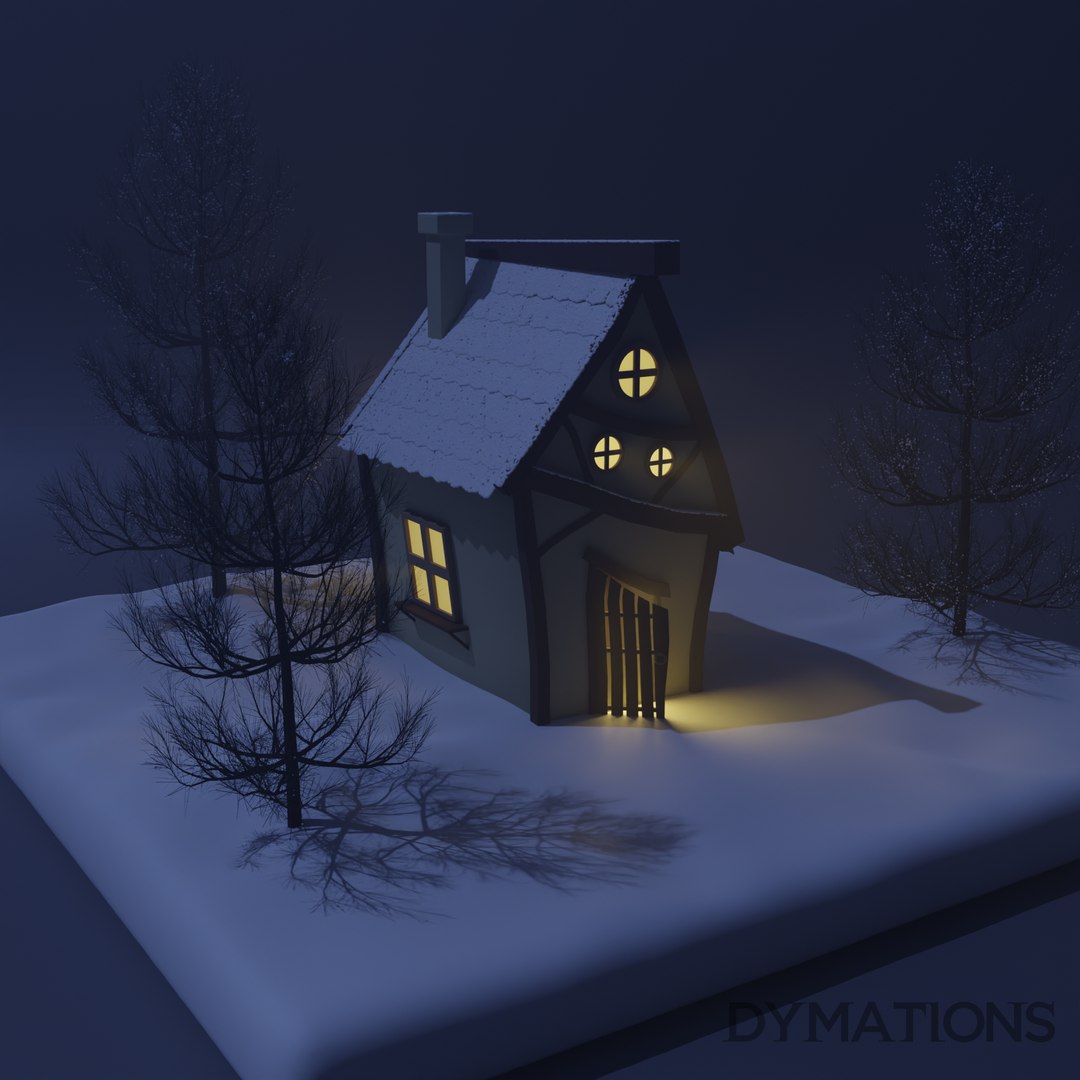 Stylised Cabin 3D model - TurboSquid 1959358
