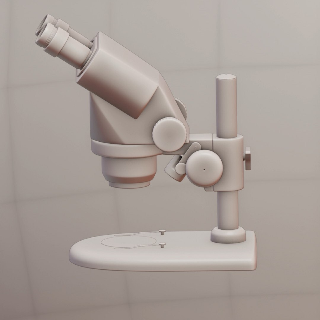 Stereo Microscope 3D - TurboSquid 1983527