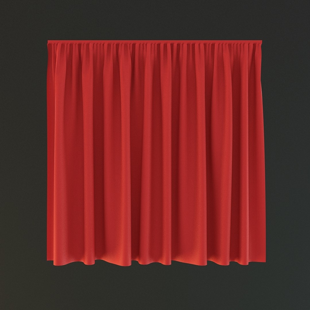 3d Curtain Model