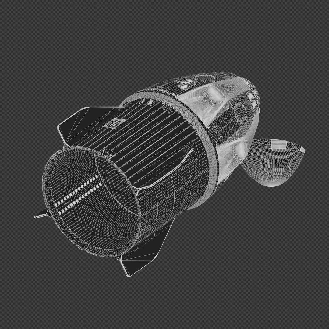 Crew Dragon Spacecraft 3D Model - TurboSquid 1969288