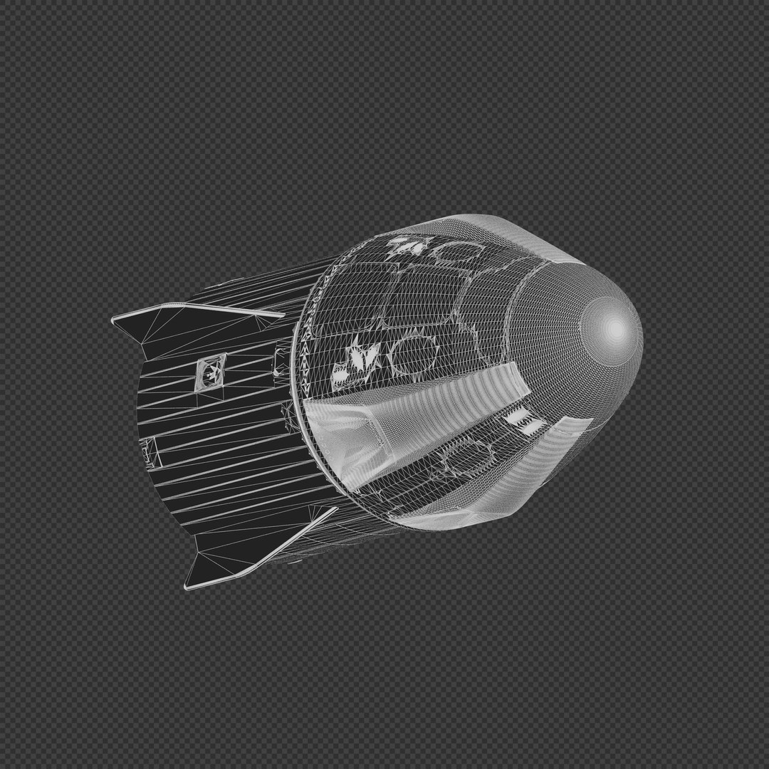 Crew Dragon Spacecraft 3D Model - TurboSquid 1969288