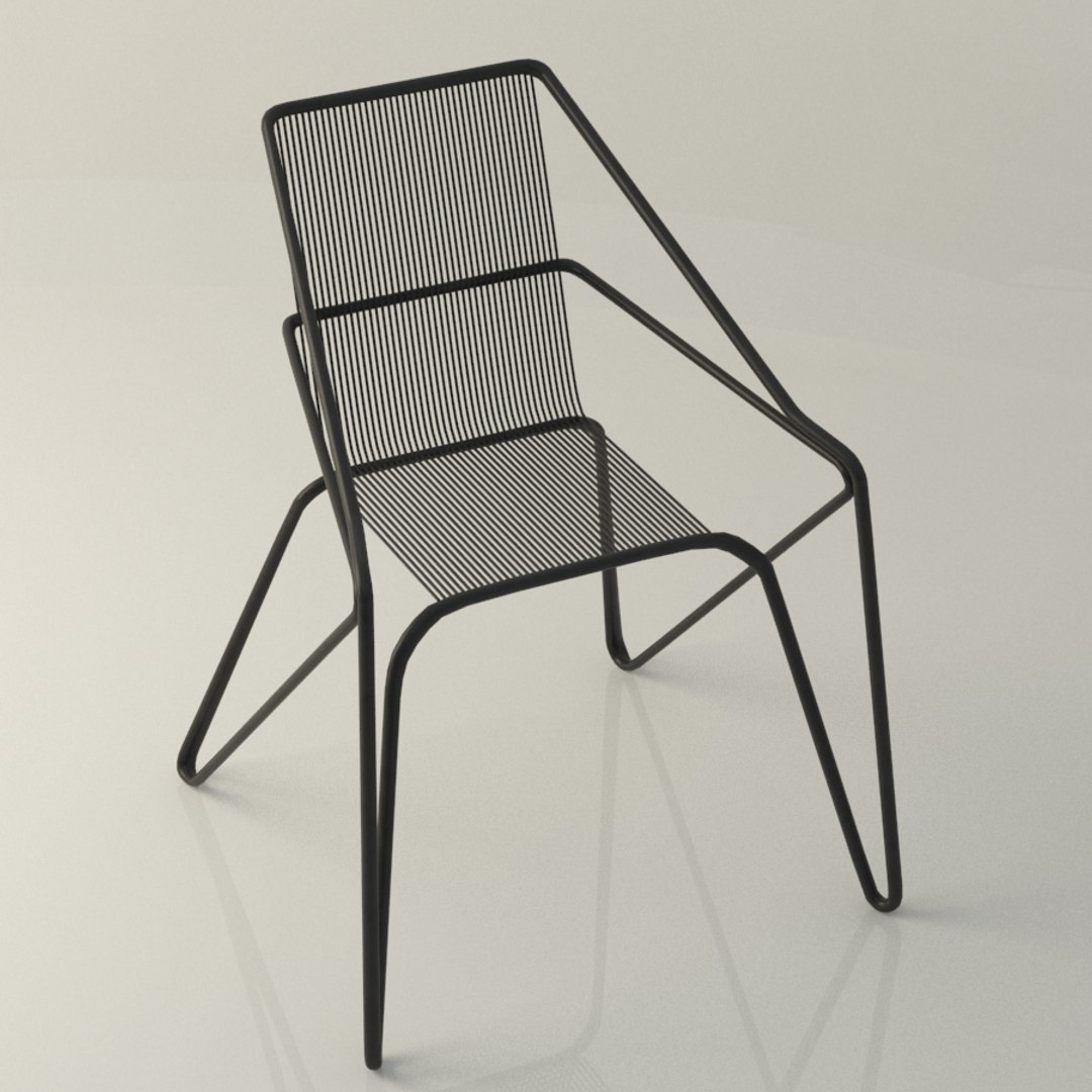 Lattice Iron Frame 3d Model