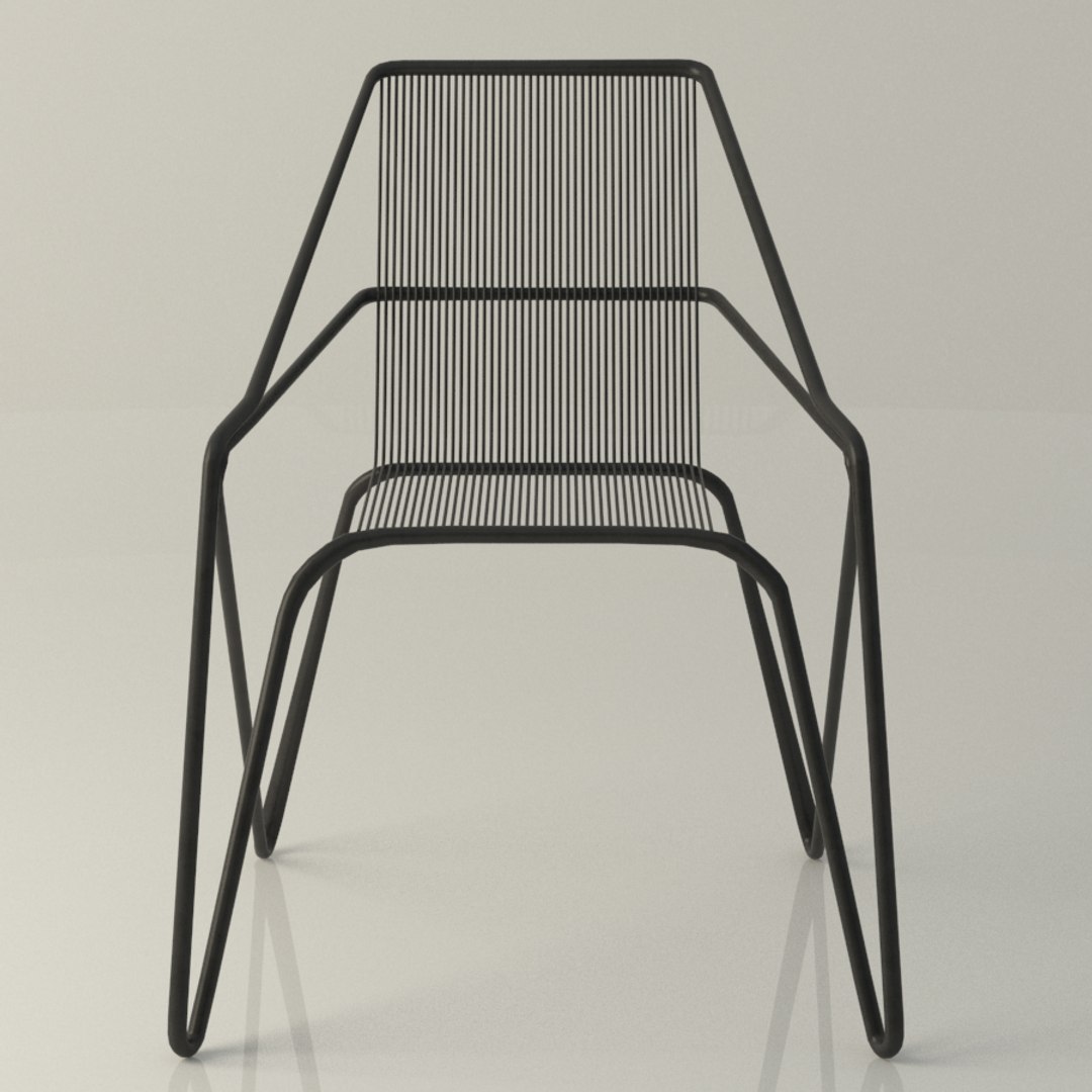 Lattice Iron Frame 3d Model