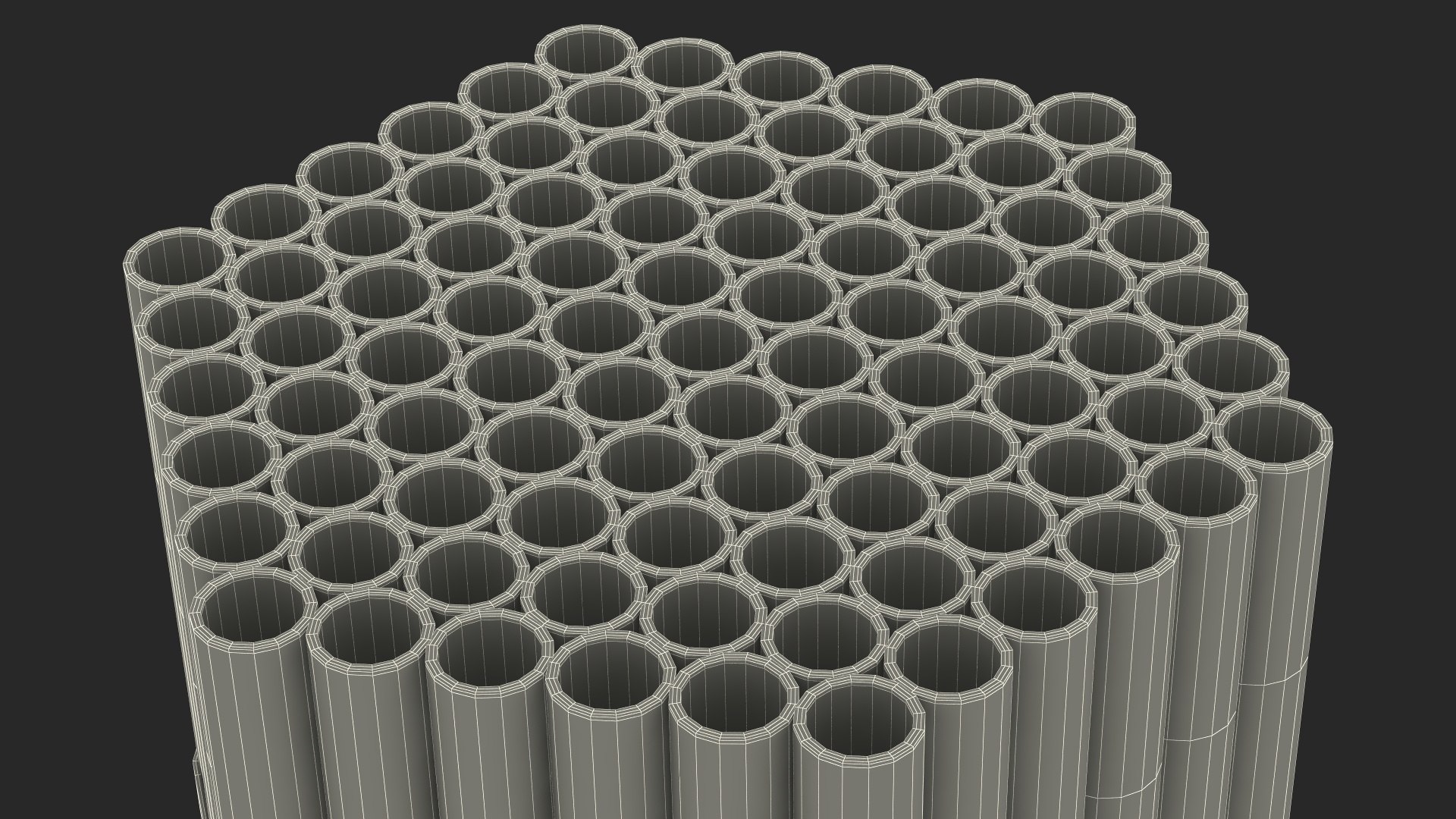 Thin Steel Pipes Bundle 2 Meters 3D Model - TurboSquid 2212187
