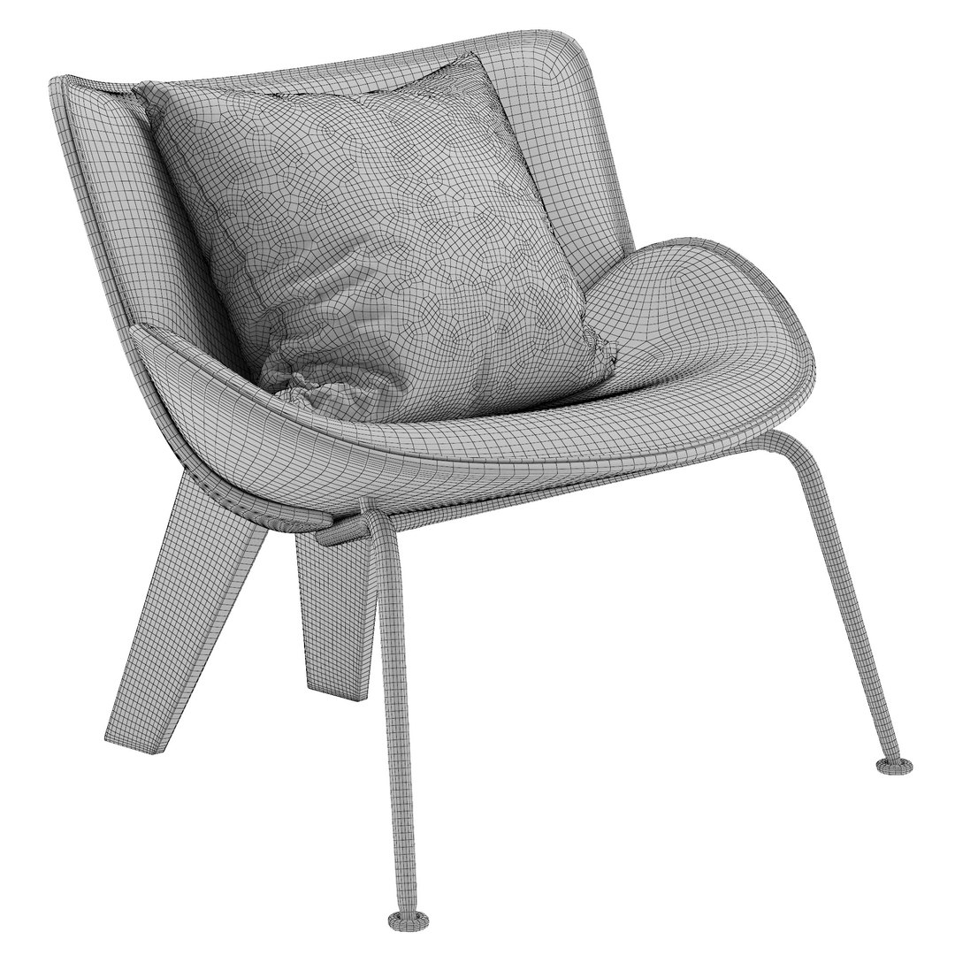 3D model BeB Italia Do Maru armchair - TurboSquid 2142664